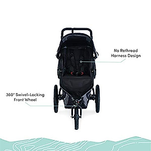 BOB Gear Revolution Flex 3.0 Jogging Stroller, Graphite Black
