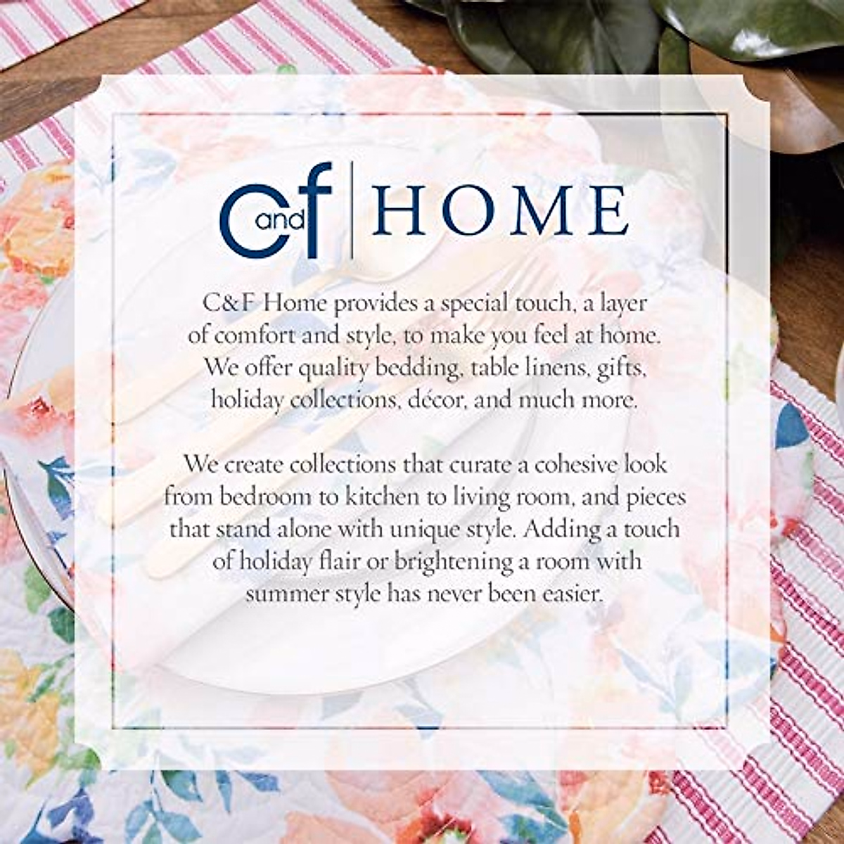 C&F Home God Bless America Flour Sack Kitchen Patriotic Red White Blue American Fourth of July Memorial Labor Day Towel Decor Decoration U.S.A. Independence Day Memorial Day Americana 18" x 27" White