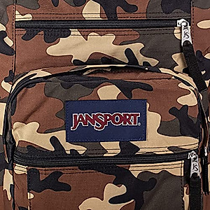 JanSport Big Student Backpack (Black) (Camo Buckshot)