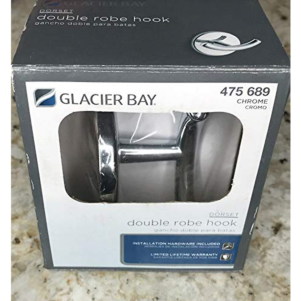 Pegasus Dorset Double Robe Hook in Chrome