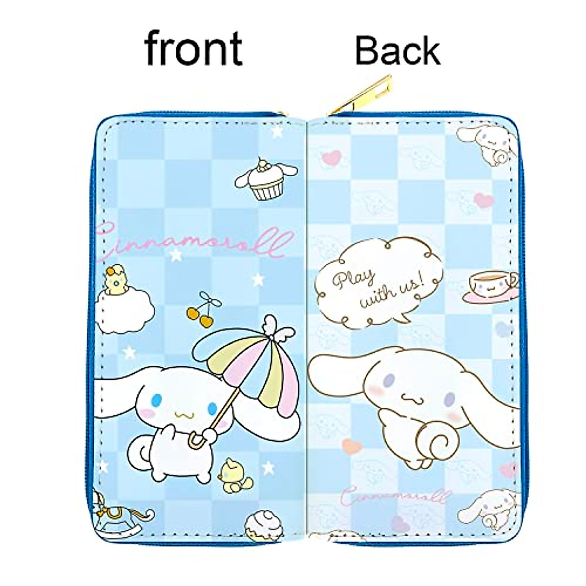 Anime Wallet Cute Purse Leather Cartoon Wallet for Girls Women (yugui geziqb)¡­
