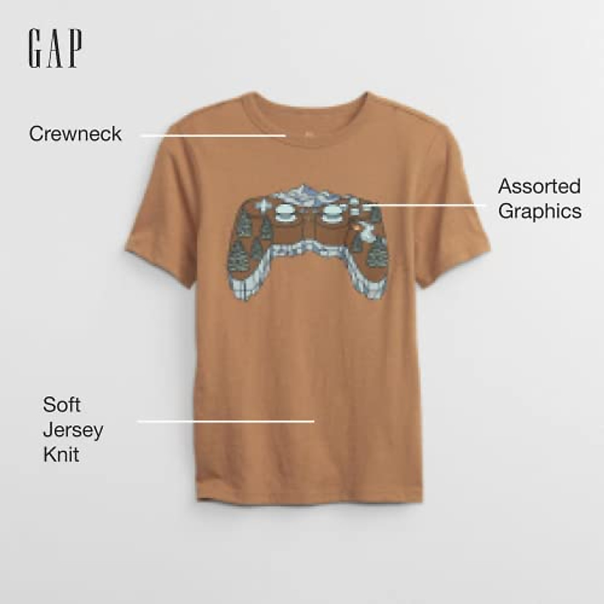 GAP Boys Graphic Short Sleeve T-Shirt T Shirt, Kayak 11, Large US