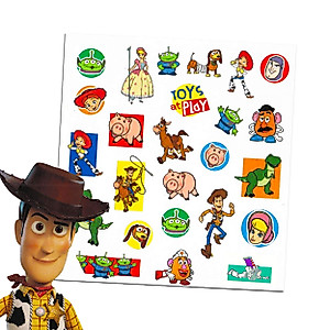 Disney Tattoos Party Favors Mega Assortment ~ Bundle Includes 7 Disney Favorites Temporary Tattoo Packs Featuring Disney Princess, Toy Story, Frozen, Cars, Lion King and More (Over 175 Tattoos!)