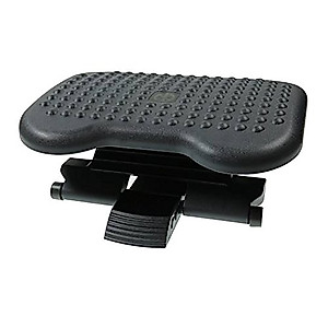 SELF-MATE Ergonomic Foot Rest Under Desk with Tilt Angle and Height Position, Computer Foot Rest Under Desk with Non-Slip Surface, Office Desk Foot Rest - Improves Posture and Blood Circulation