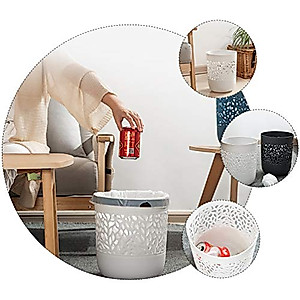 Office Garbage Cans Waste Container 1 pcs Waste Paper Bin 16L Trash Bin Waste Basket Garbage Simple Waste Containe for Bathroom Bedroom Office Kitchen Waste Basket Garbage Container