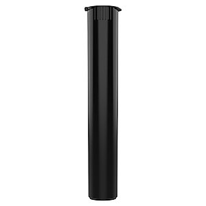 Dragon Chewer 116mm CR Plastic Packaging Pop Top Tubes - Child Resistant Travel Holder Vial Containers - 500 qty (Black)