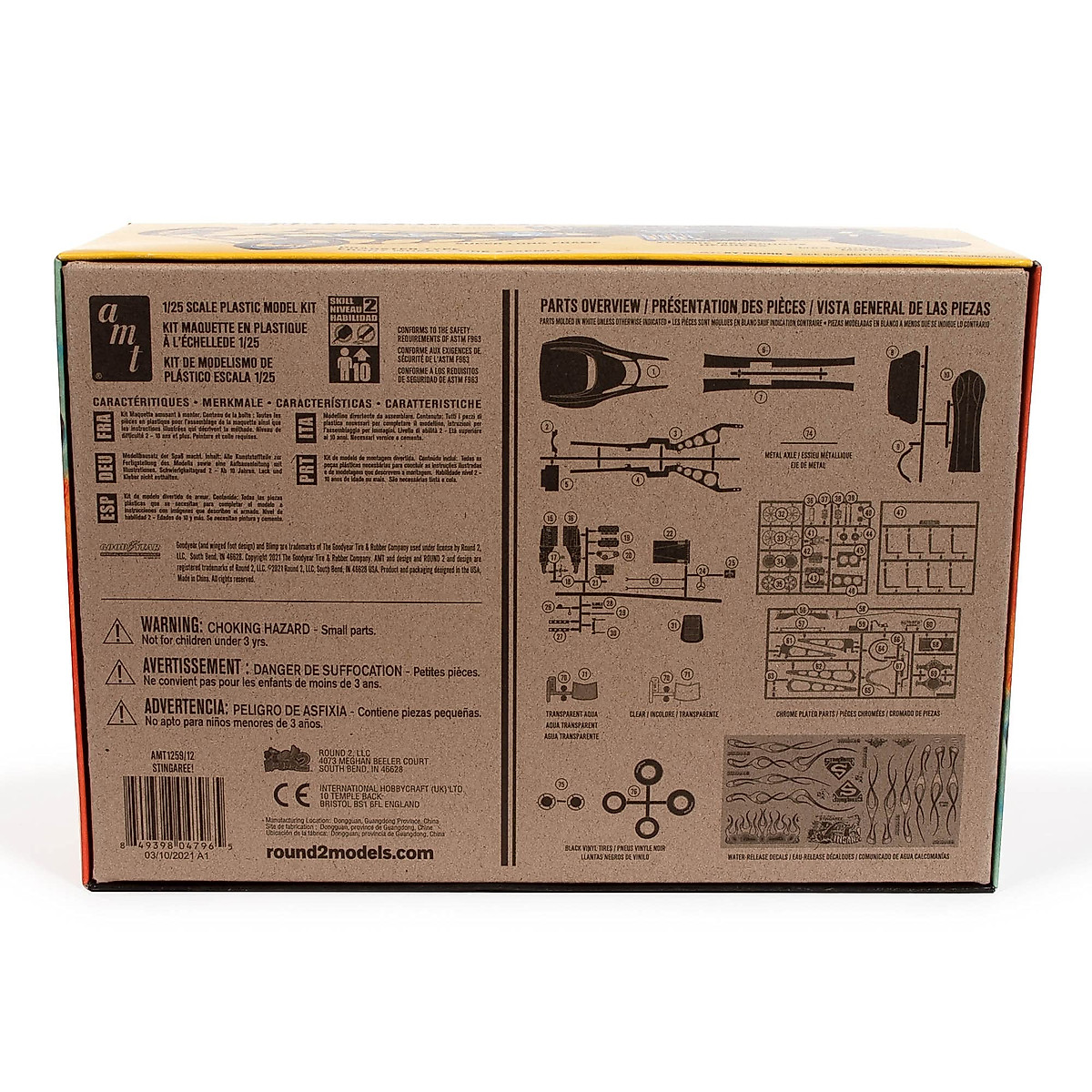 AMT Stingaree Custom Dragster 1:25 Scale Model Kit