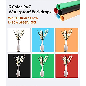 Goottan Photo Studio Light Box, 12"x12" Professional Photo Shooting Tent Box Lighting Kit with 120 LED Lights and 6 Backdrops, Portable Light Box Photography for Small Items