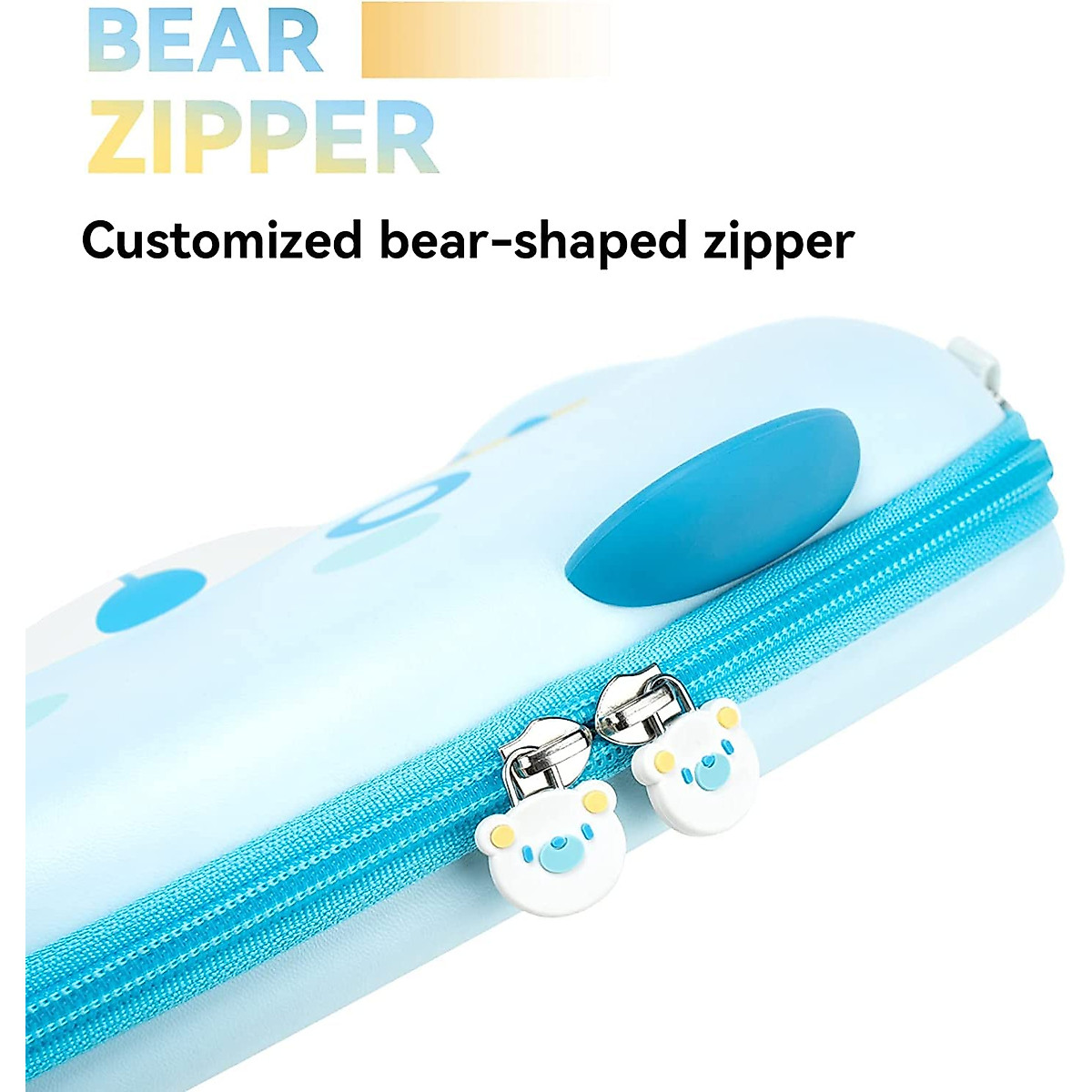 GeekShare Cute Bear Carry Case Compatible with Nintendo Switch/Switch OLED - Portable Hardshell Slim Travel Carrying Case fit Switch Console & Game Accessories