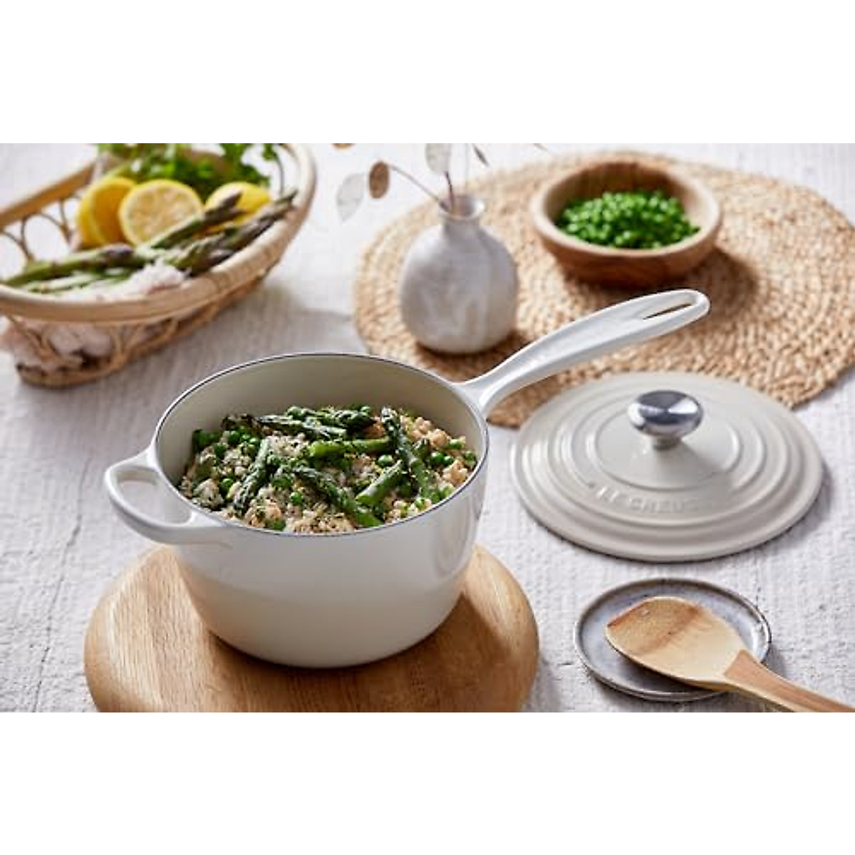 Le Creuset Enameled Cast Iron Signature Saucepan, 1.75 qt., Artichaut