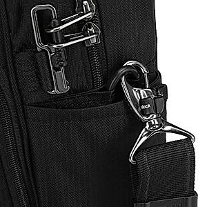 Pacsafe Metrosafe LS250 Anti Theft Shoulder Bag, ECONYL Black