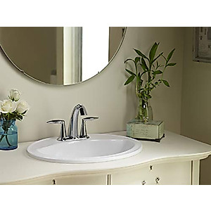 Bathroom Faucet by KOHLER, Bathroom Sink Faucet, Alteo Collection, Centerset Faucet, Polished Chrome, K-45100-4-CP
