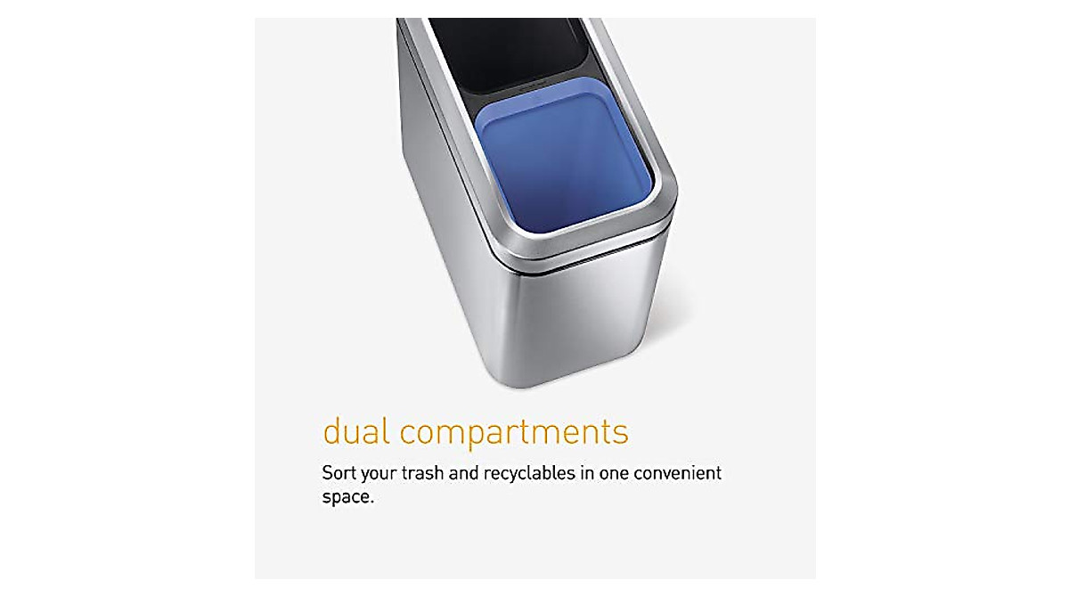 simplehuman 20L Dual Trash Can - Eco-Friendly Solution