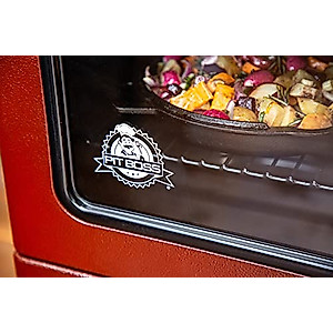 Pit Boss Grills PBV3G1 Vertical Smoker, Red Hammertone 684 sq inches