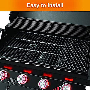 Hisencn 70-01-634 Grill Cooking Grates for Dynaglo DGF350CSP DGF350CSP-D DGF350SNP DGF350SNP-D Cast Iron Grill Grid Replacement Parts