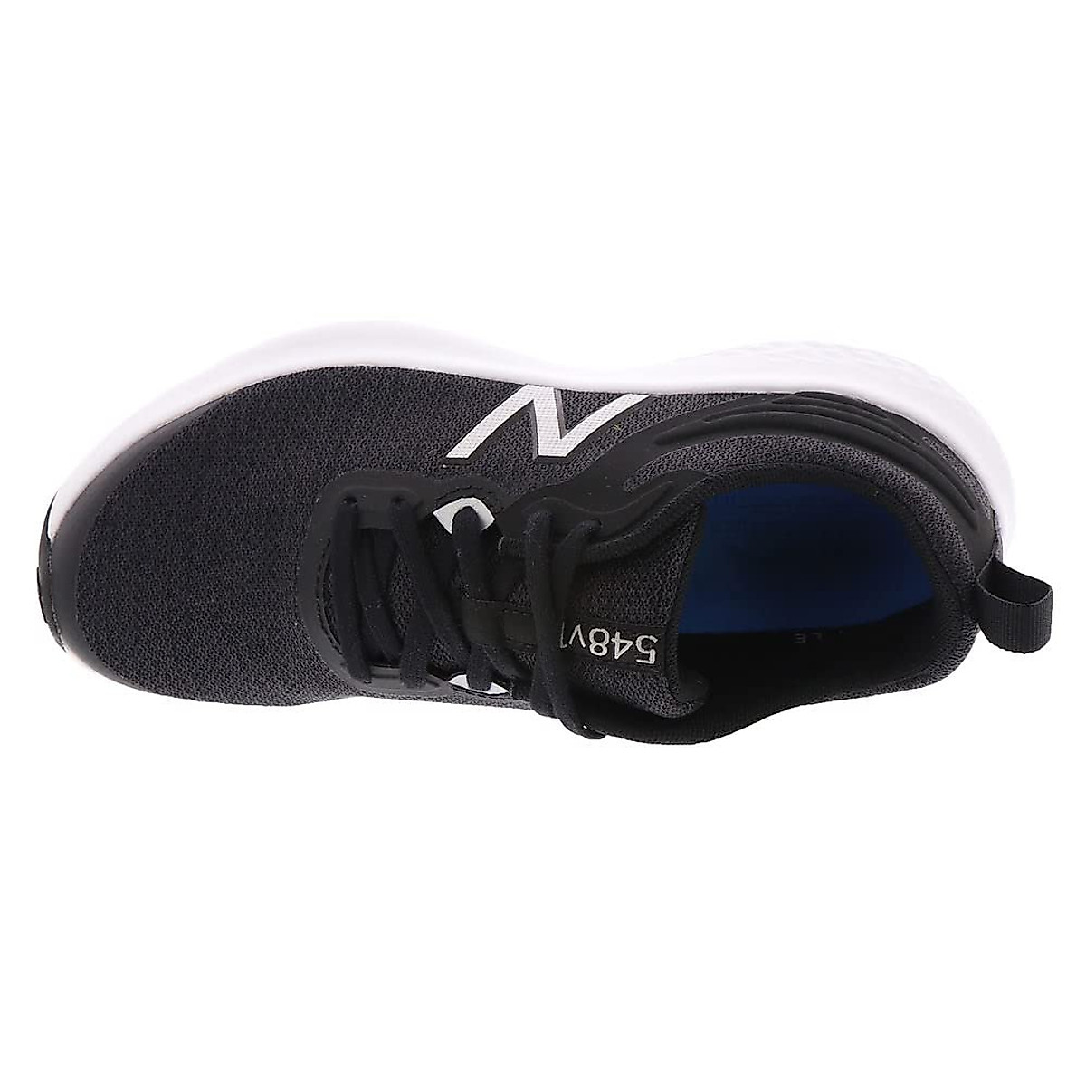 New Balance Women's 548 V1 Running Shoe, Black/Light Silver Metallic, 8 Wide