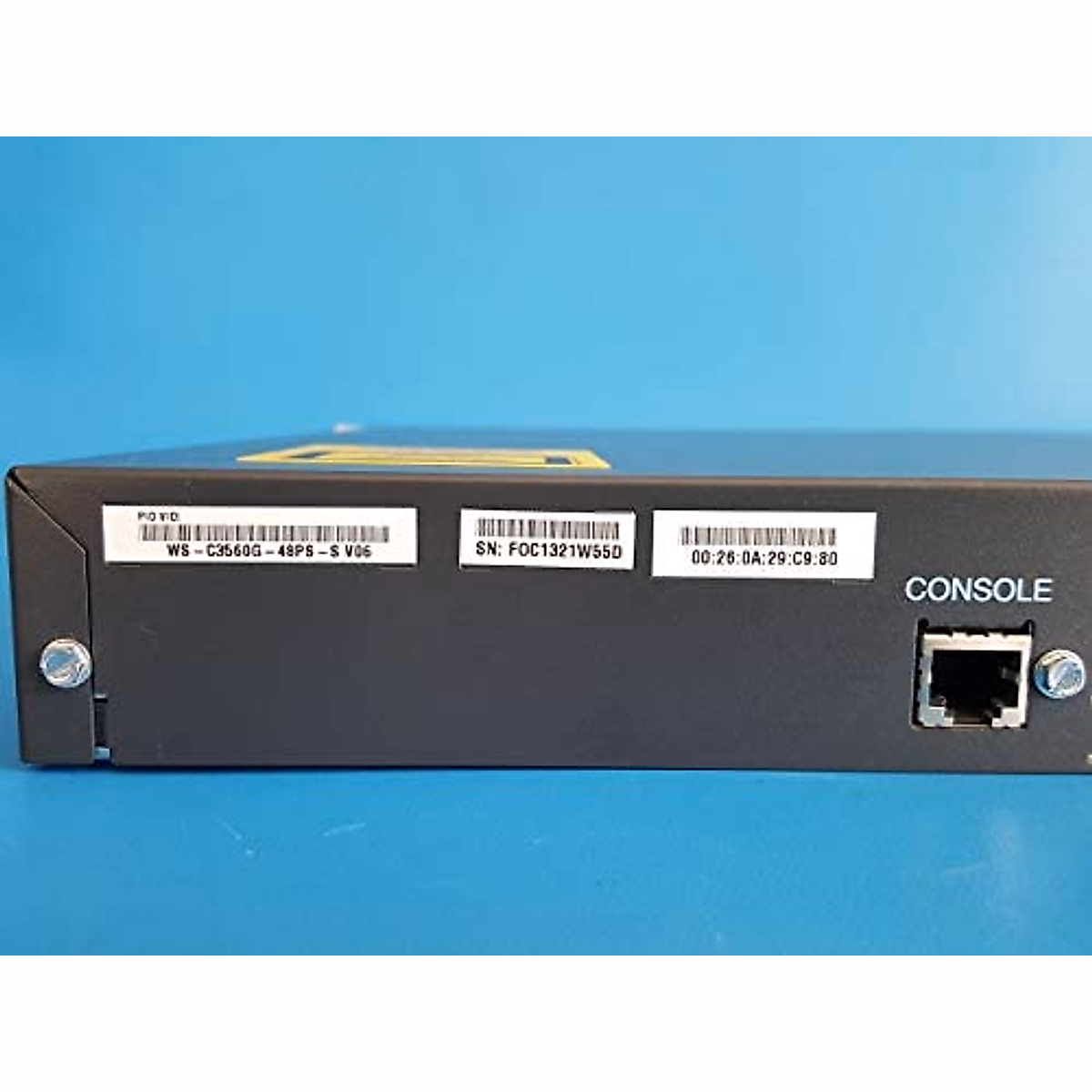 Cisco WS-C3560G-48PS-S 48-Port PoE 3560G Gigabit Switch (Renewed)