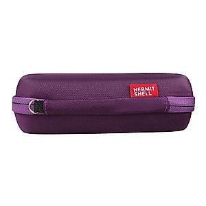 Hermitshell Travel case for [New 2020 Model] iProven DMT-489 / ANKOVO Thermometer for Fever - Forehead and Ear Thermometer (Purple) -Only Case