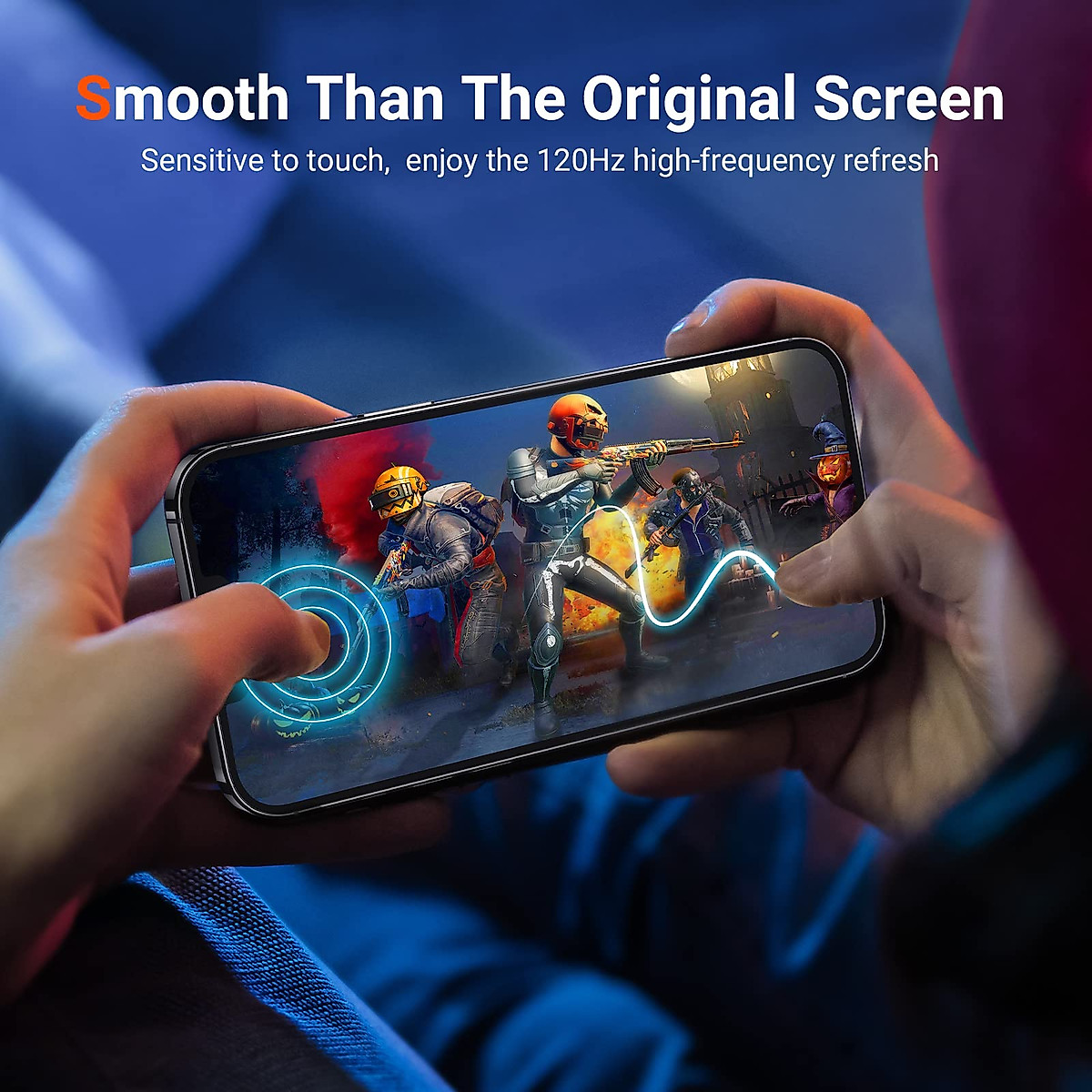 TORRAS Diamond Shield for iPhone 13 Pro Max Screen Protector for iPhone 14 Plus Phone Screen Saver Ultra Strengthened Tempered Glass [Full Coverage] Shatterproof [Anti-Fingerprint] 2-Pack, 6.7"