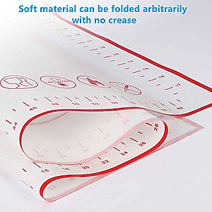 Rolling Pin - Dough Roller Wood Rolling Pin for Baking, 16 Inch by 1-3/8 Inch, Professional Rolling Pins for Baking Pizza, Clay, Pasta, Cookies, Dumpling (Pastry Mat)