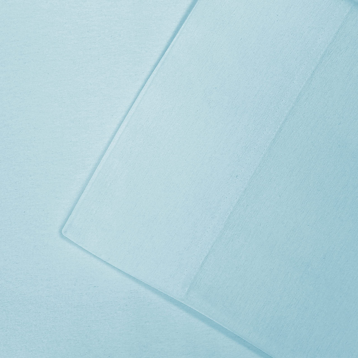 Superior Flannel-PC Pillowcase, King, Light Blue