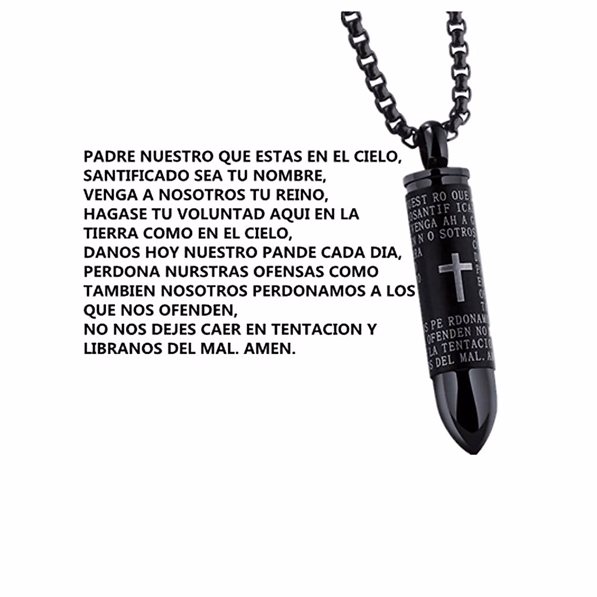 VIUJUH Urn Necklace, Cremation Urn Necklace for Ashes, Celtic Keepsake Memorial Pendant Waterproof Jewelry, Stainless Steel Locket (Silver-Spanish version)