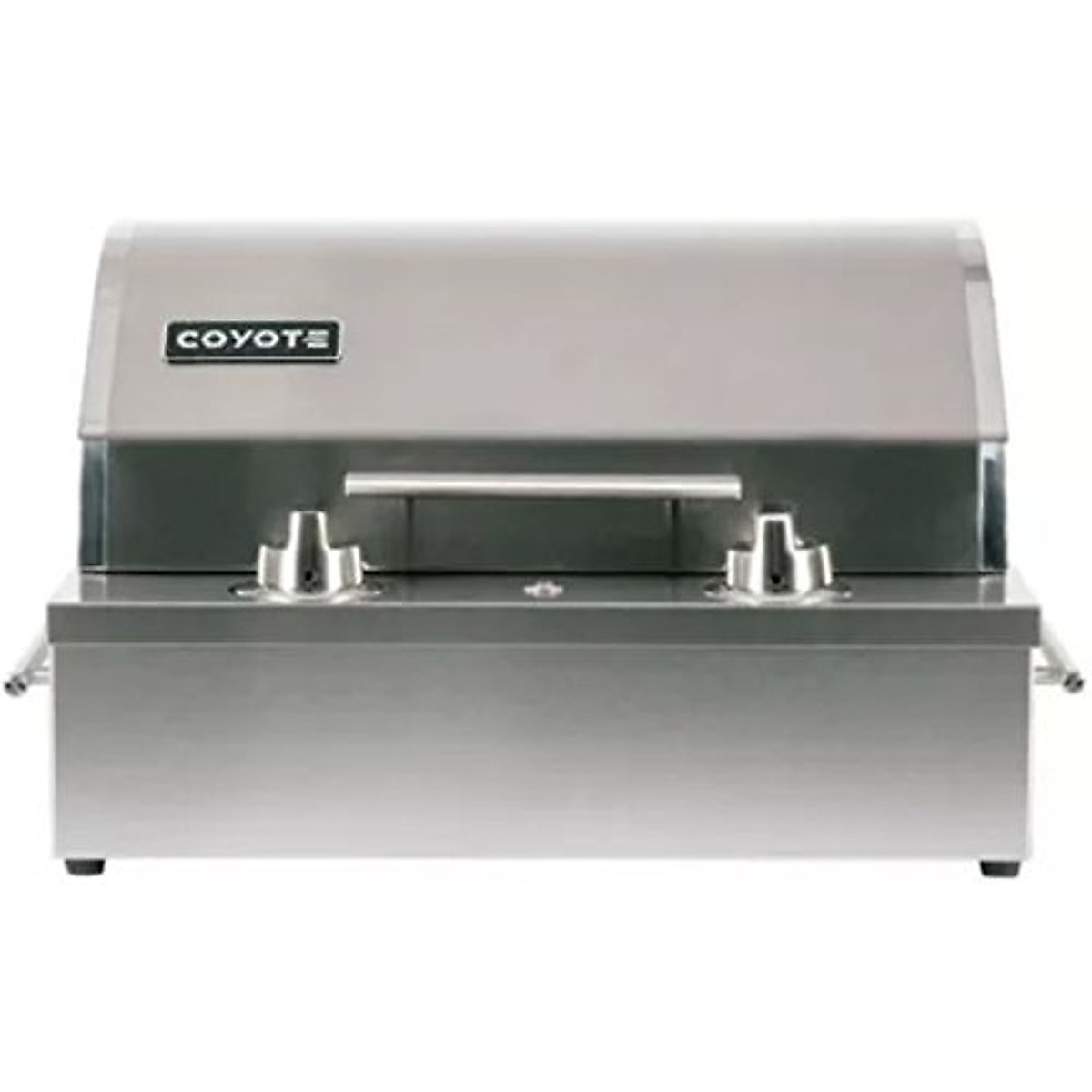 Coyote 18 Inch Built-in Electric Grill Single Burner Manual Control, Ceramic Flavorizer, Teflon Coated Cooking Surface- C1EL120SM