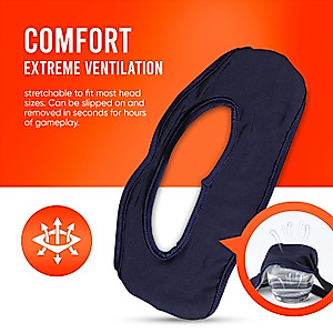 Castlefit 3 pc VR Sweat Guard w/Anti Fog Nano Fiber Lens Cloth for use with Oculus Quest 2 - Includes 3 face Covers and 1 No Fog Lens Cleaner - vr face mask Comes in Multiple Styles and Patterns