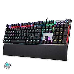 AULA Gaming Keyboard and Mouse Combo, F2088 Wired Mechanical Keyboard Black + SC100 Wireless Mouse Black + Mouse Pad, LED Keyboard Mouse Set