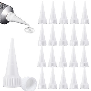 20 Pack e6000 Snip Tip Applicator Tips Cap for E6000 Craft Glue 3.7 Ounce Adhesive Tubes