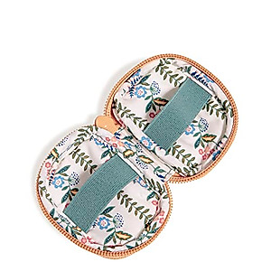 Vera Bradley Women's Cotton Bag Charm for Airpods, Enchanted Mandala - Recycled Cotton, One Size