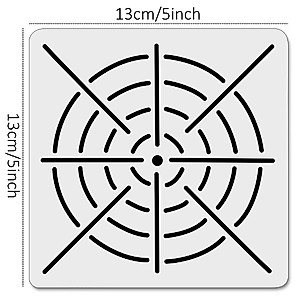 Augshy 19pcs Mandala Dotting Tools Set Pen Dotting Tools Mandala Stencil Ball Stylus Paint Tray for Painting Rocks, Coloring, Drawing and Drafting