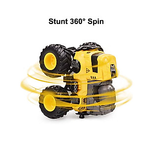 WOCY 4 Pack Pull Back Cars, Construction Truck,Excavator Toys for Boys, Friction Powered Push and Go Toy Cars Trucks for Toddlers, Kids,3+ Year Old Boys Girls (4PCS)