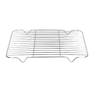 Roasting Pan with Floating Rack, Bakeware Nonstick Stainless Steel Roaster Rectangular Roaster Easy Clean for Cooking Baking(26.5 * 20.5 * 5CM)