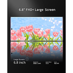 Echoamo 5G Unlocked Cell Phones, 6G+256GB Dual Sim Mobile Phone, C23 Smartphone Unlocked, 6.8 inch Screen Android Phone 48+108MP, 6800mAh,Fingerprint Lock&Face ID (Green)