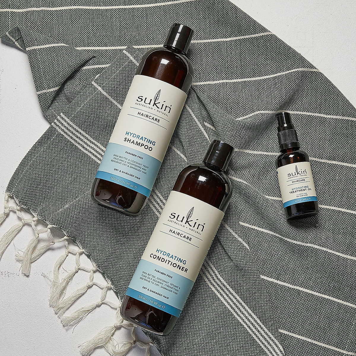 Sukin Hydrating Conditioner, Dry & Damaged Hair, 16.9 Fl Oz