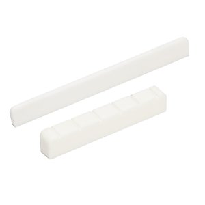 Miwayer 6 String Classical Guitar Bone Bridge Saddle and Nut Made of Real Bone (Classical Bridges 1 pair)
