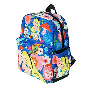 KBNL Alice in Wonderland 12inch Deluxe Oversize Print Daypack A21310 Medium