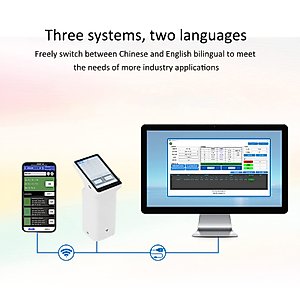 Digital Colorimeter 3.5in Touch Screen Color Difference Analyzer Color Tester for Chroma Sampling