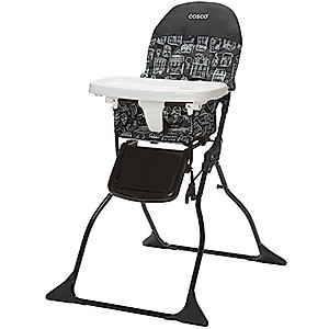 Cosco Simple Fold Full Size High Chair With Adjustable Tray, 28.5x23.5x38.7 Inch (Pack of 1)