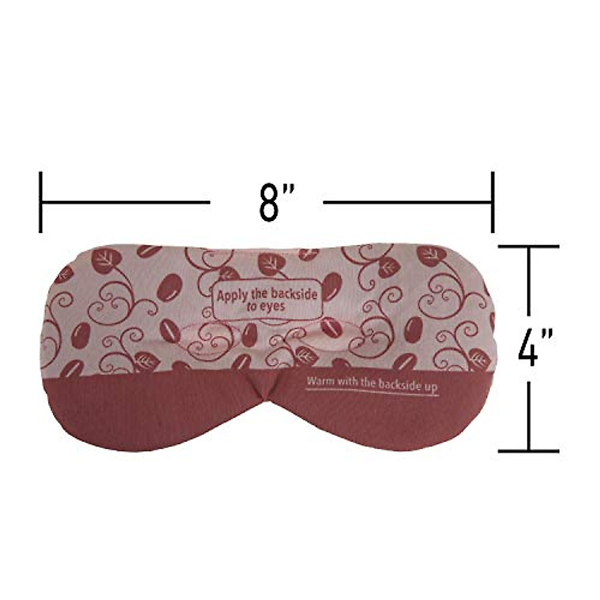 HotHands Steam Therapy Unscented Reusable Eye Pillow, Red, One Size