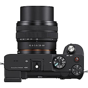 Sony a7C Mirrorless Camera Bundle (Black)- ILCE7C/B with FE 50mm f/1.8 Lens + Prime Accessory Package Including 128GB Memory, TTL Flash, Extra Battery, Software Package, Auxiliary Lenses & More
