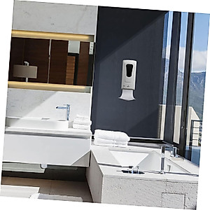 STOBAZA 2pcs Plastic Water Tray Foaming Drip Trays Decorative Tray Garnish Tray Wall Mount Soap Dispenser Stand Bracket Foam Soap Decorative Soap Abs Drop White Washing Machine