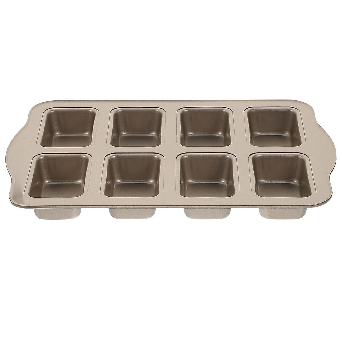 BESTonZON Cake Mold Carbon Steel Bread Pan Loaf Bread Tin Metal Bread Pan Lasagna Pan Kitchen Bread Pan Tart Pan 8 Cavity Brownie Pans Baking Pan Nonstick Cupcake Tin Cheese Muffin Pan
