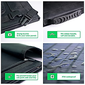 100W Portable Solar Panel with PD 45W USB-C, BigBlue Foldable Solar Panel with 18V/5.5A DC Port Compatible with Jackery Explorer/Goal Zero/Anker/Flashfish Power Station, Notebook, RV Battery, Phones