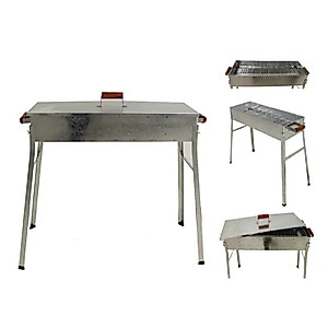 Traditional Persian Middle Eastern Arabic Turkish Galvanized BBQ Charcoal Grill Mexican Style Iranian Mangal Kabob Paz