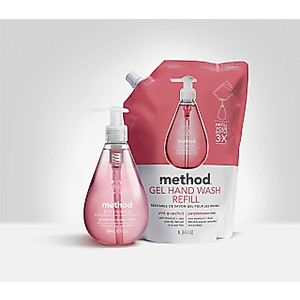 Method Gel Hand Soap Refill, French Lavender, Biodegradable Formula,, 34 Fl Oz (Pack of 1)