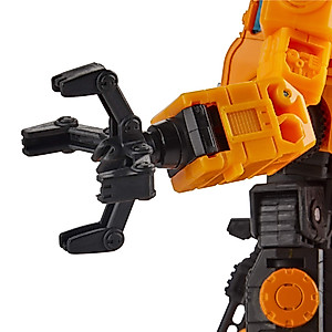 Transformers Toys Generations War for Cybertron: Earthrise Voyager WFC-E10 Autobot Grapple Action Figure - Kids Ages 8 and Up, 7-inch