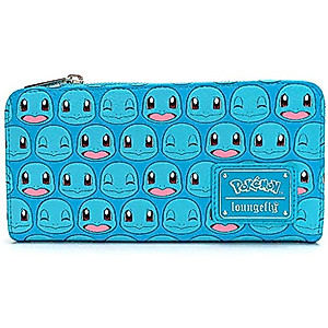 Loungefly x Pokemon Squirtle Faces AOP Flap Wallet