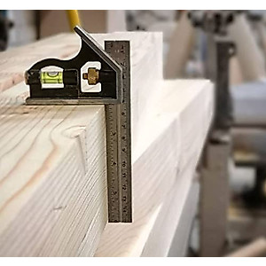 Swanson Tool Co Value Pack Includes 4 1/2 Inch Speed Trim Square and 6" Combination Square